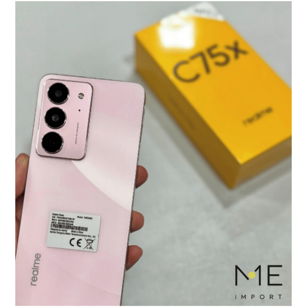 Realme C75x RMX5020 – Tela 6.67", Câmera 50MP – Versões 128/6GB ou 256/8GB – NFC | Shopee Brasil
