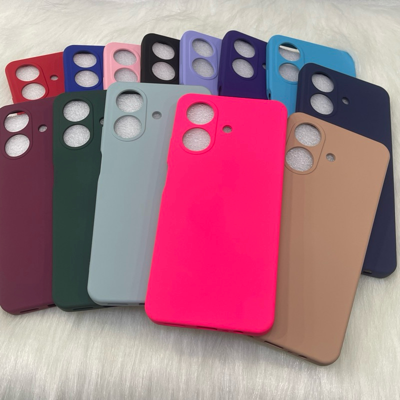 Capinha Capa Realme Note 60 / Note 60x silicone case Aveludada | Shopee ...