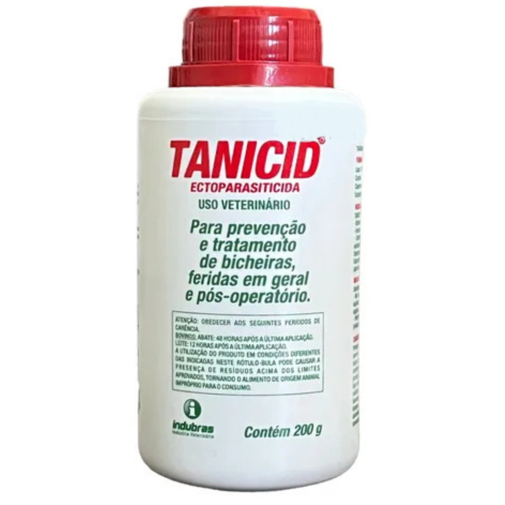 Tanicid Pó Tratamento Bicheiras e Feridas 200g | Shopee Brasil