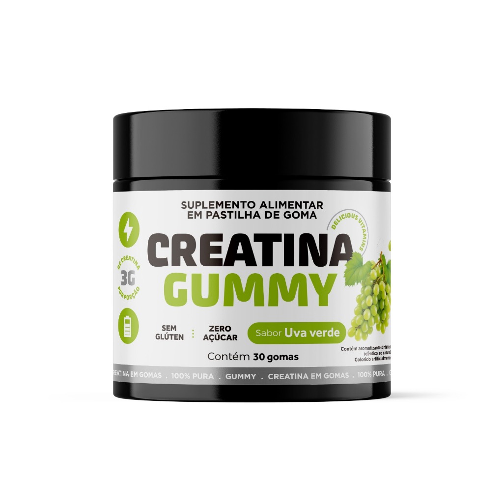 Creatina Monohidratada Gummy - Dayfit - Pote c/30 - Sabor Uva | Shopee ...