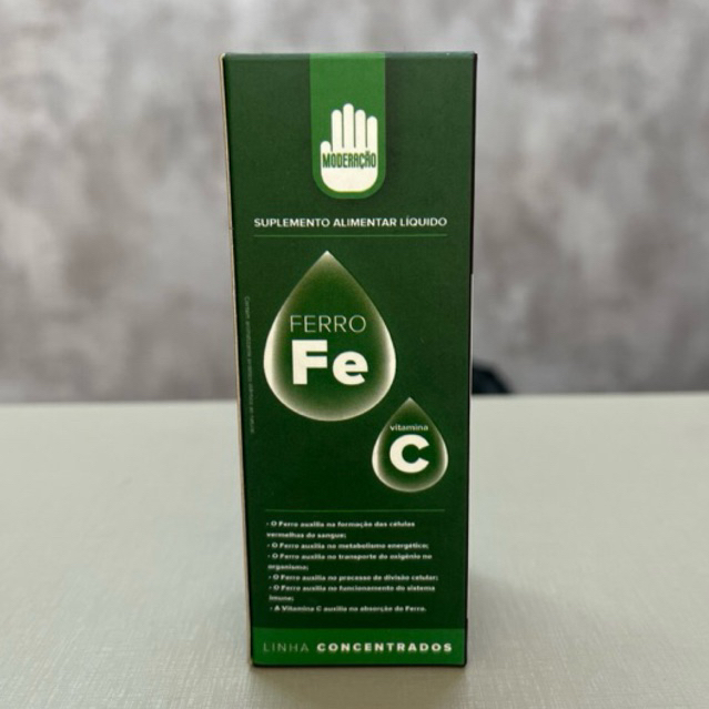 Ferro + Vit C concentrado marca moderação 30ml | Shopee Brasil