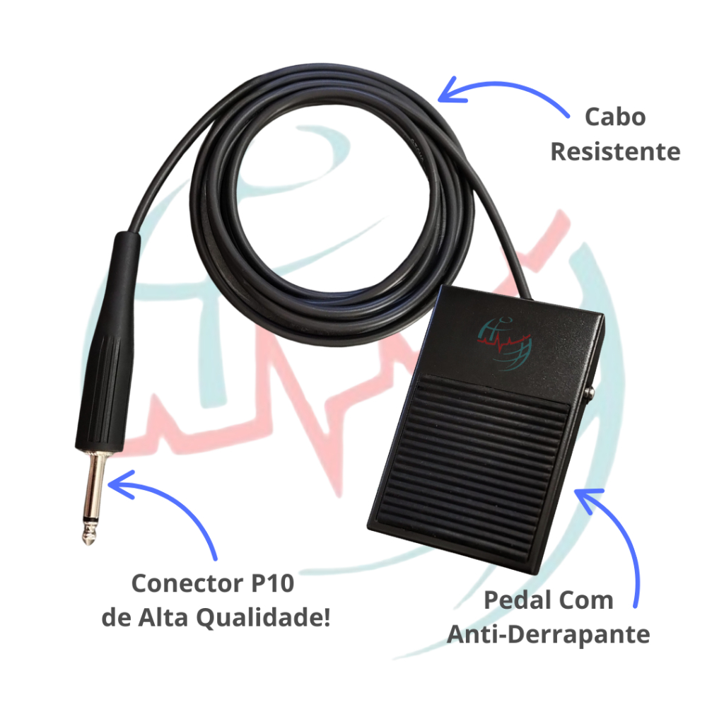Pedal Bisturi Eletronico Bp-100 Bp-150 Ativação Chave Comando de Pé ...