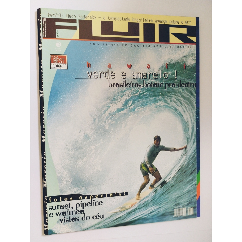 Revista Fluir - nº 138 - Abril 1997 - Hawaii (ótima conservação) Surf ...