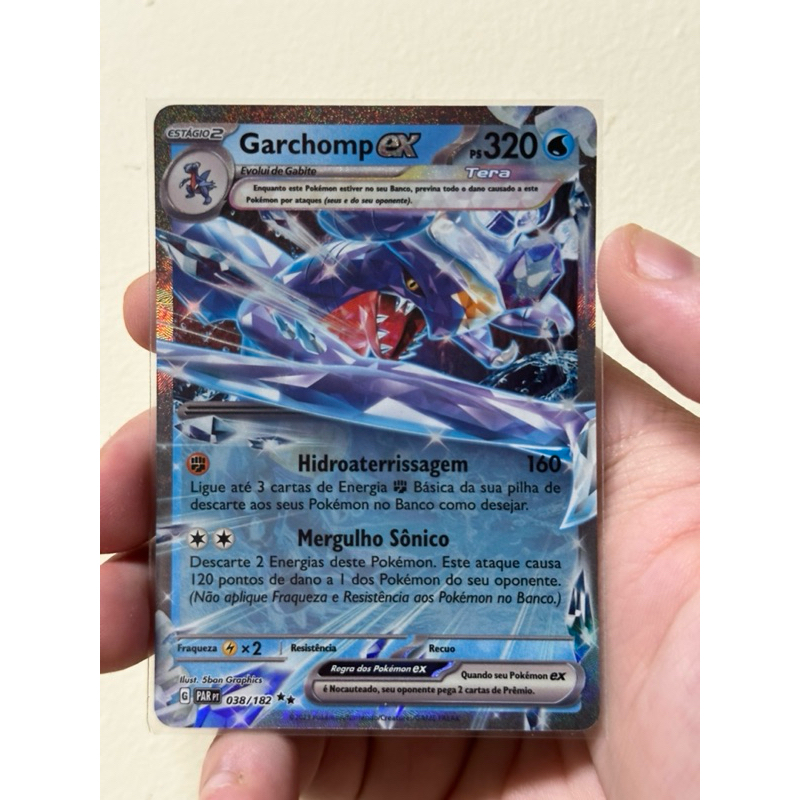 Pokemon TCG- Garchomp ex (038/182) fenda paradoxal | Shopee Brasil
