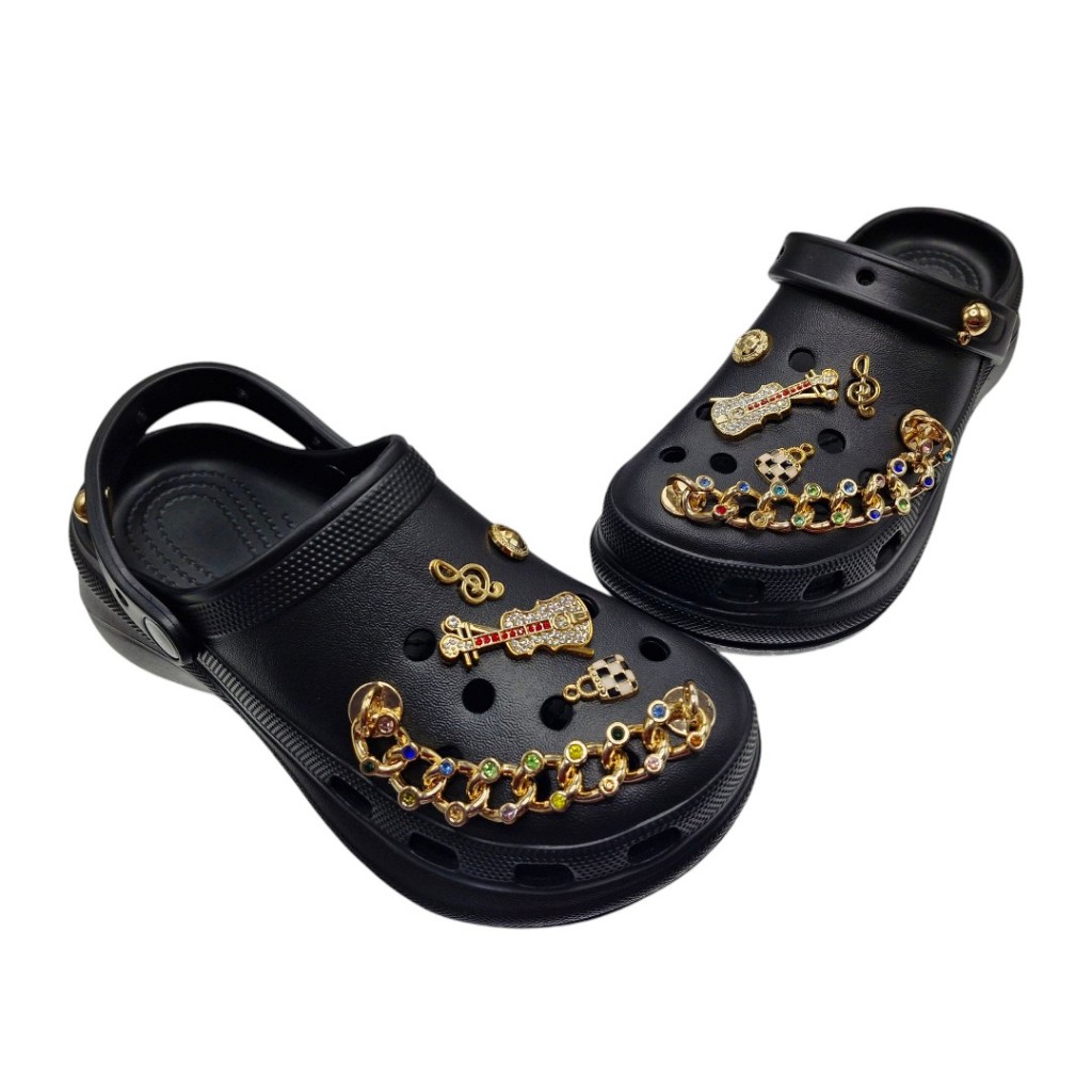 Chinelo Babuche e Sandália Casual Feminino Preto da Corfly Pins Bottons ...