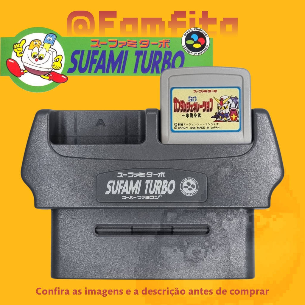 🕹️ Sufami Turbo + Jogo - Adaptador para Super Famicom SFC Super ...