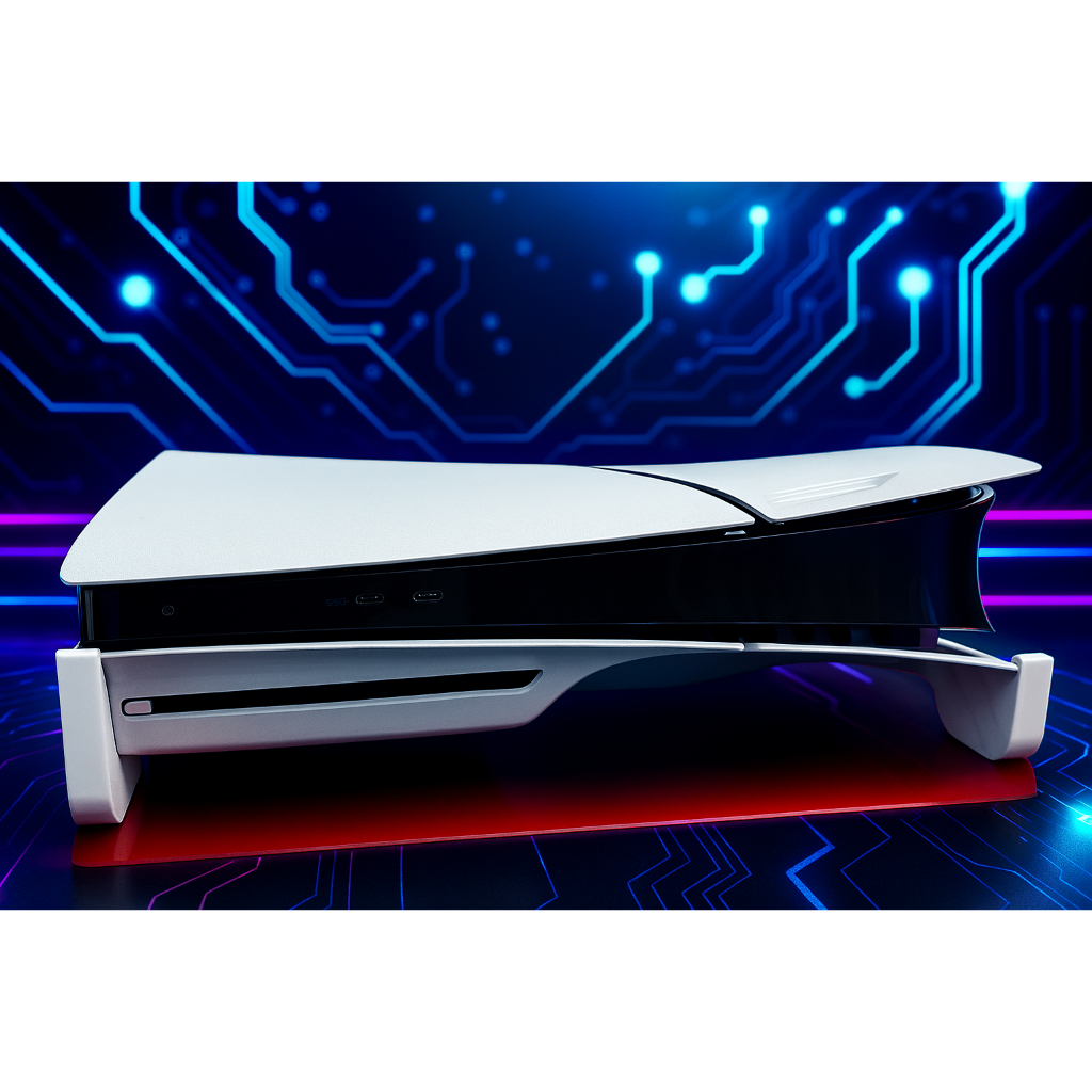 Suporte PS5 SLIM 3D Horizontal Antiderrapante Ventilado Estável PLA Console Gamer *PS5 slim com ...