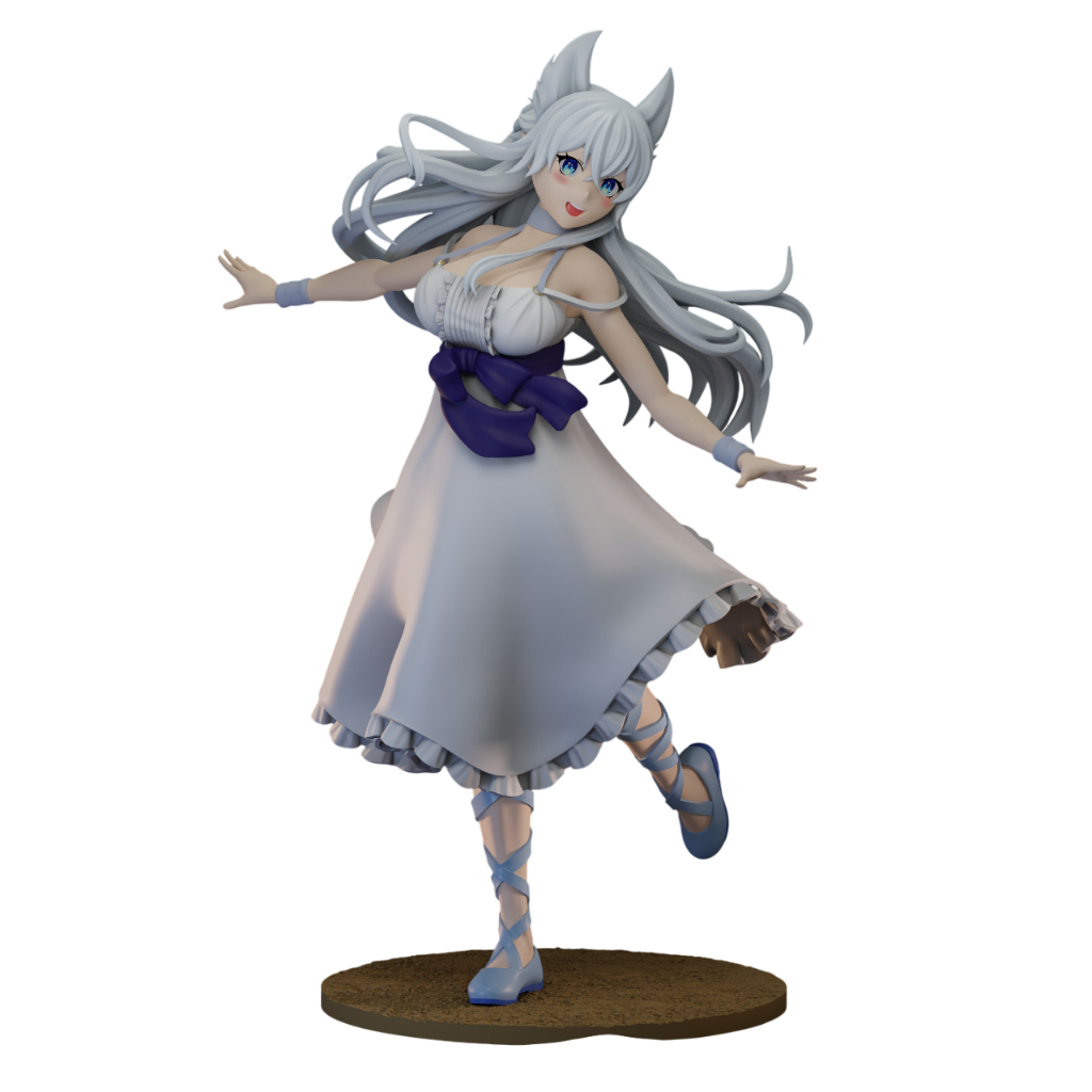 Level 2 kara Cheat datta Motoyuusha Isekai Personagens Fenrys Figure ...