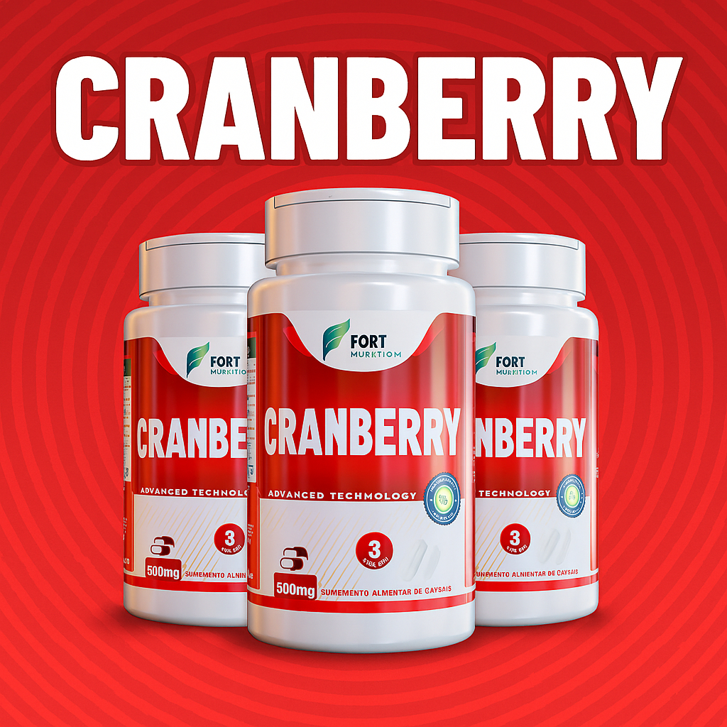 Cranberry 100% Puro em Cápsulas de 500mg | Suplemento Alimentar Natural ...