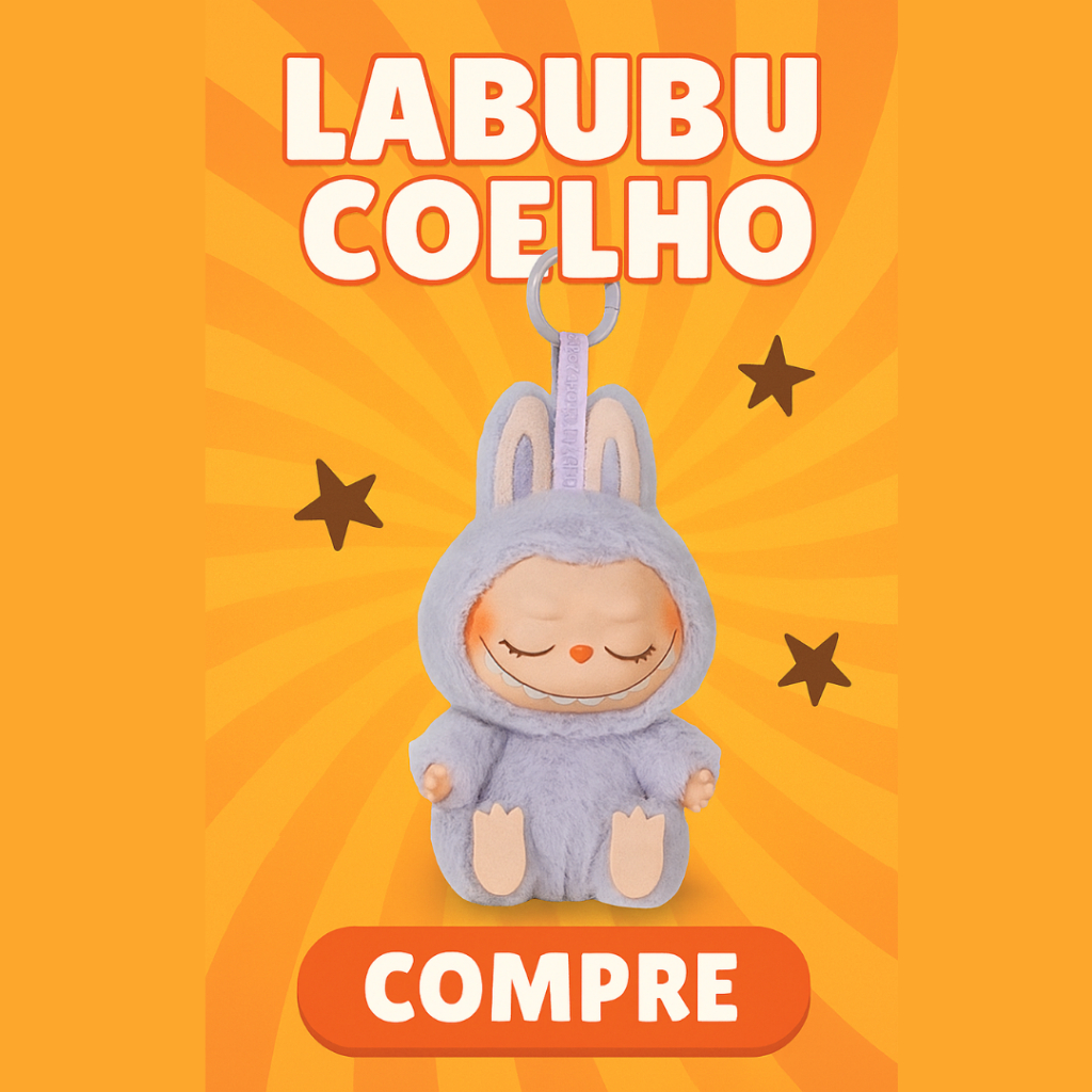 Boneco Chaveiro Labubu Surpresa Vinil Pop Mart Fofo Pelúcia ...