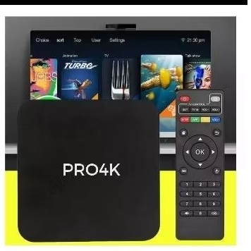 Smart TV Box Pro 4K, 8gb+64gb para Streaming Android 12 Wi-Fi duplo 5g NET Flix YouTube Disney ...