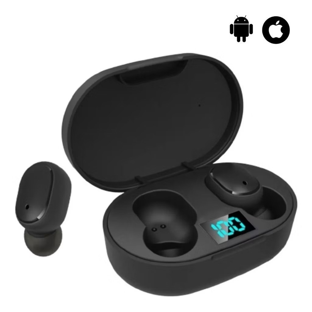 Fone De Ouvido TWS Sem Fio COM TELA LED Bluetooth 5.0 Estéreo Mini ...