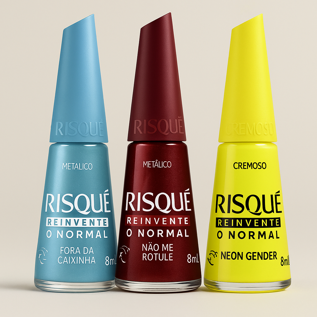 ESMALTE RISQUE REINVENTE O NORMAL | NEON, NAO ME ROTULE E FORA DA ...