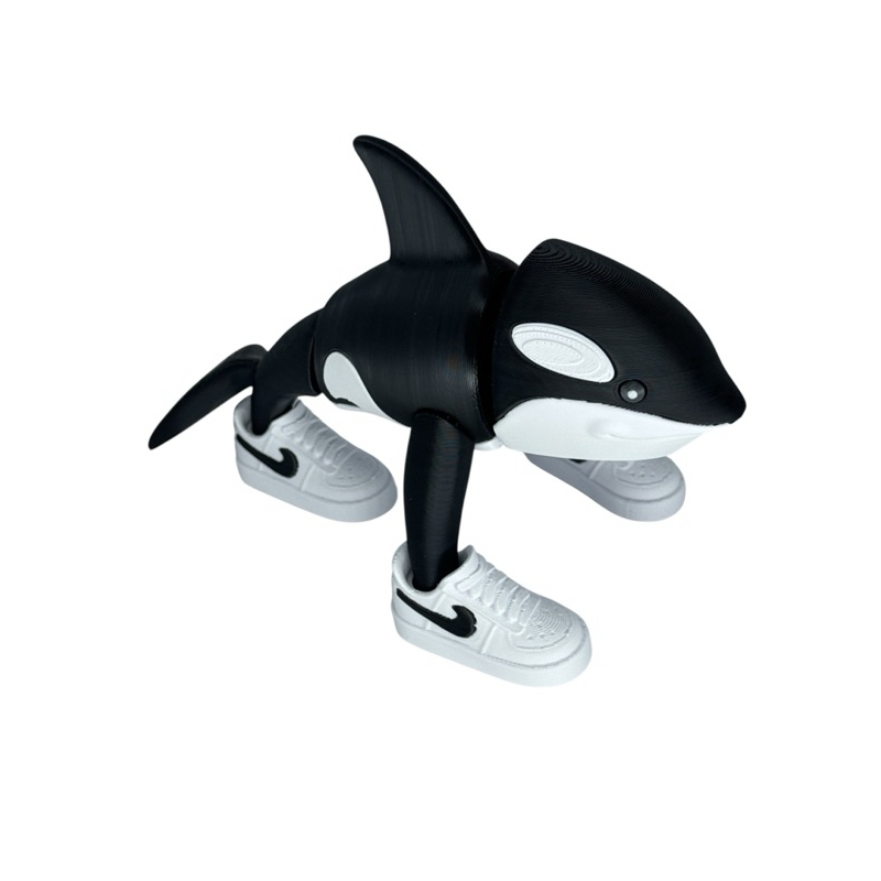 Boneco Articulado Orcalero Orcala – Orca Meme Surreal Italian Brainrot ...