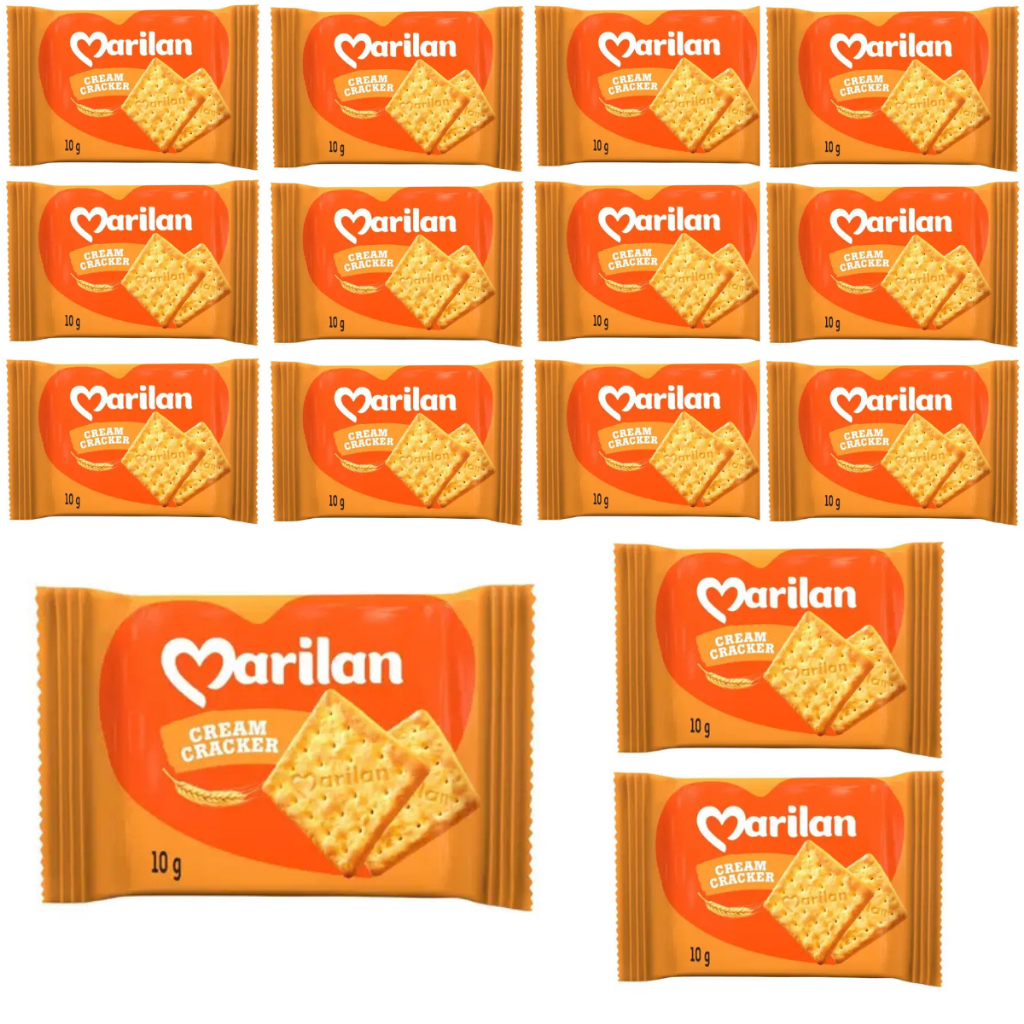 Marilan Biscoito Cream Craker Crocante Saboroso Sachê 10g Hotel Pousada ...