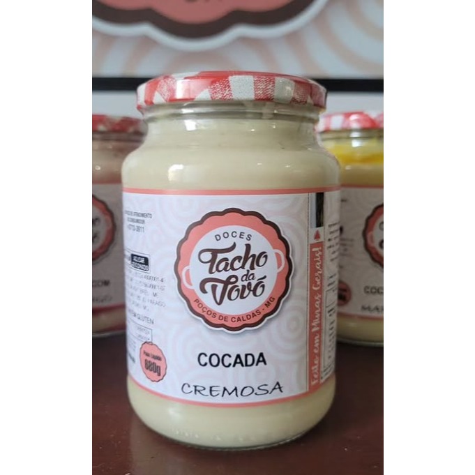 Cocada Cremosa Tacho Da Vovó pote 680gr | Shopee Brasil