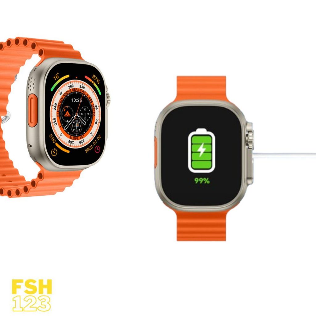 Smartwatch HD ULTRA 2 CALL Completo Câmera Wi-Fi Chip - FSH 123 ...