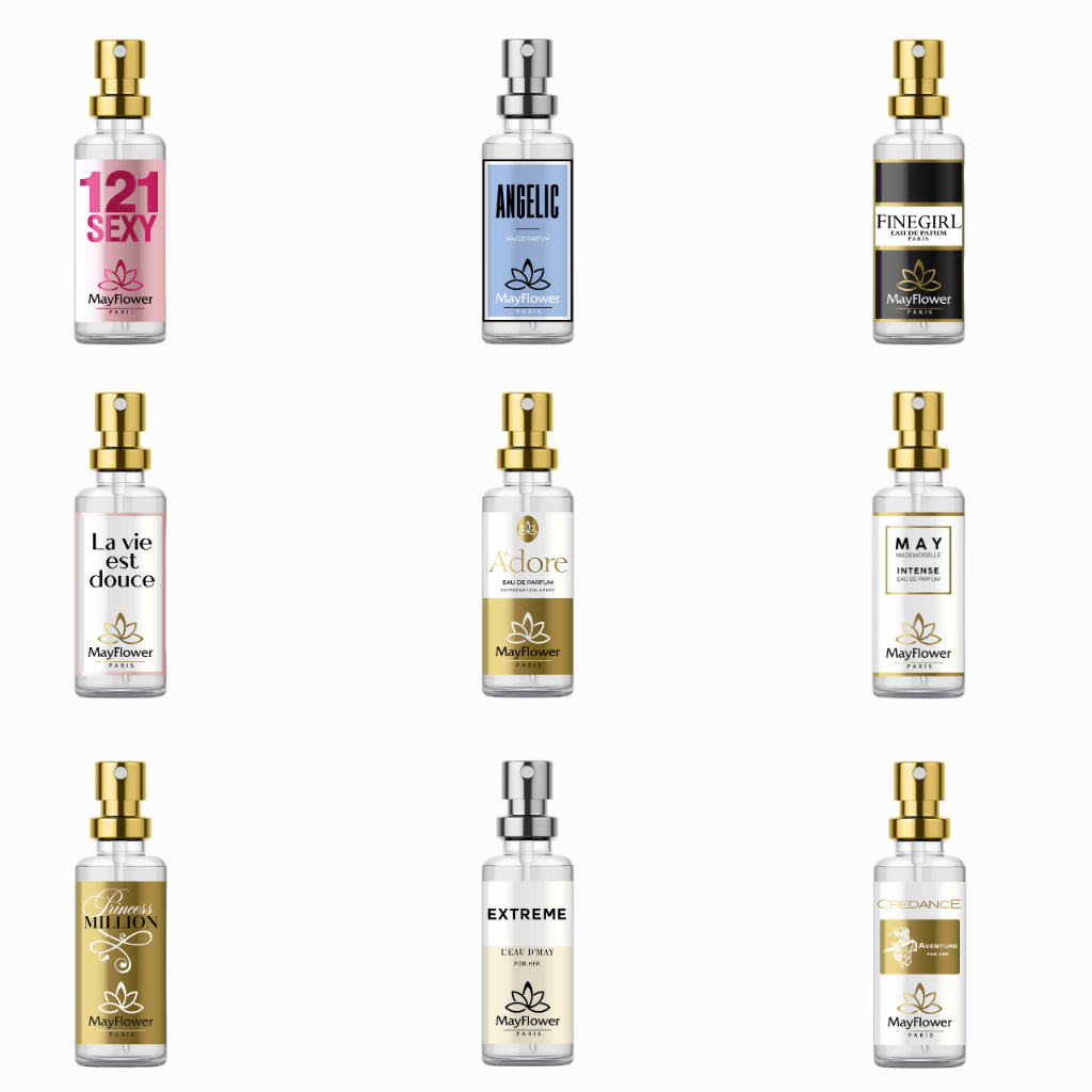 Perfume Feminino MayFlower Alta Fixação 15ml - Diversas Fragancias ...