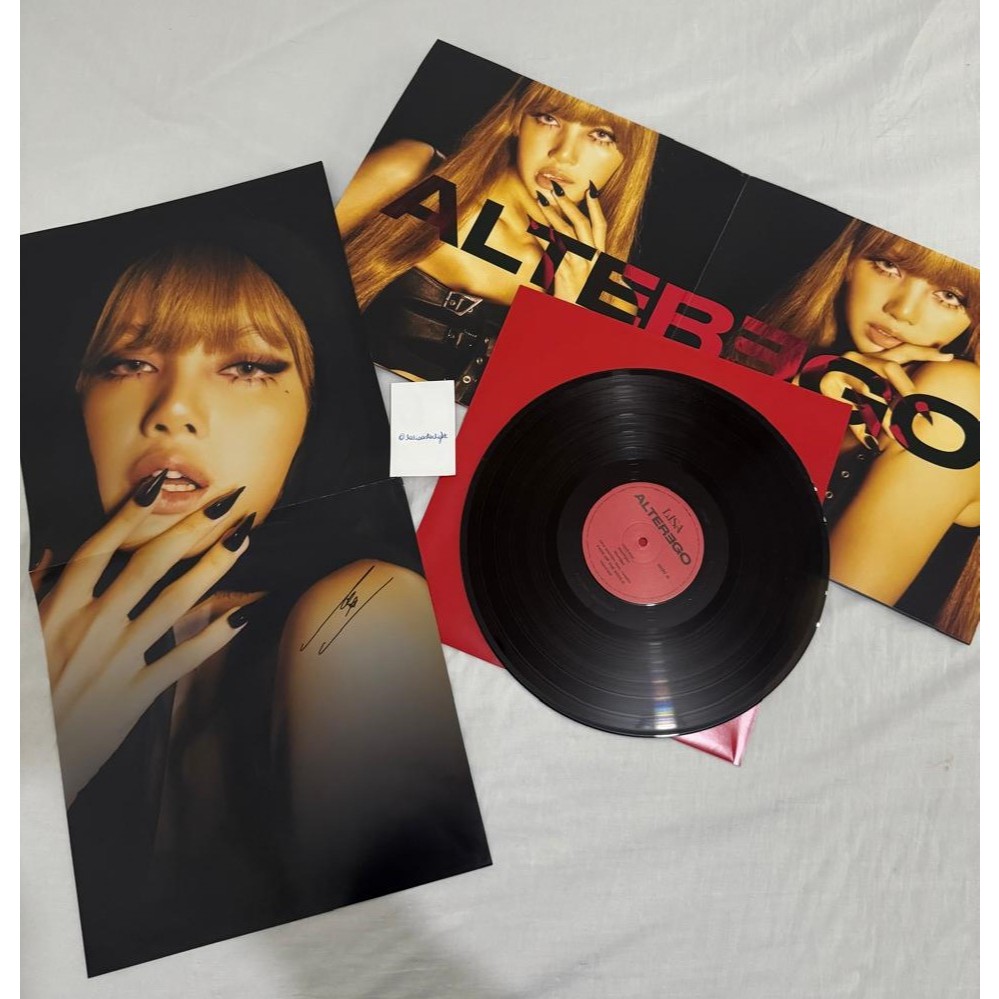 LISA ALBUM - ALTER EGO SIGNED VINIL (LP) OFICIAL [BLACKPINK] ORIGINAL ...