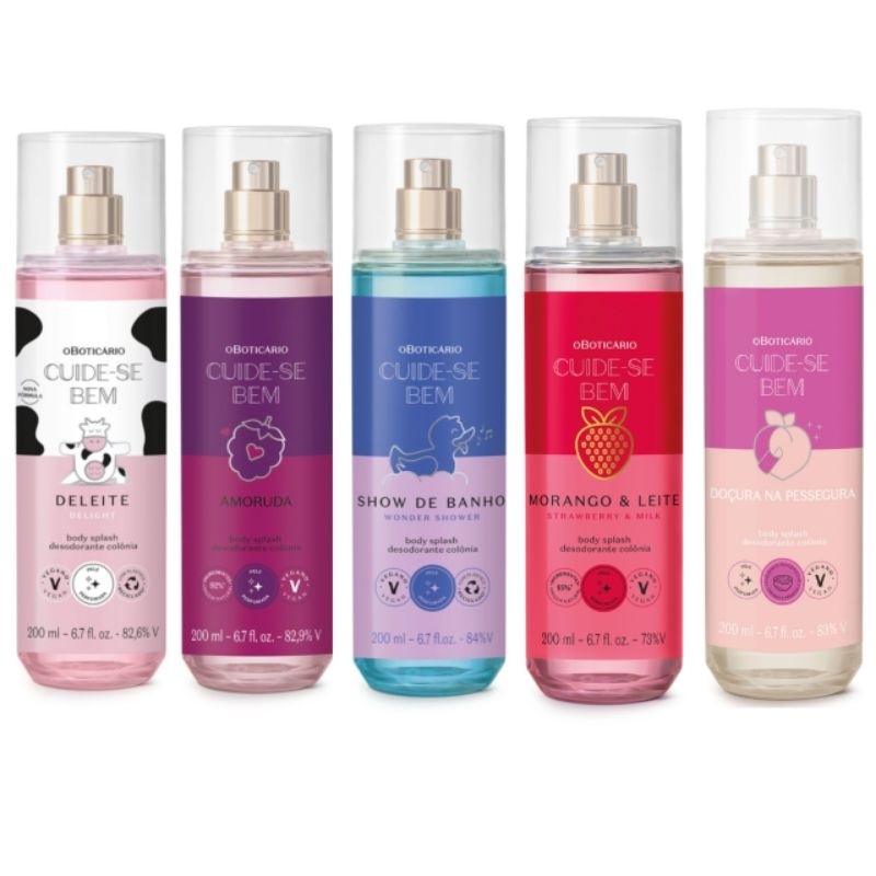 Body Splash Boticário Cuide-se Bem 200ml – Deleite, Show de Banho ...