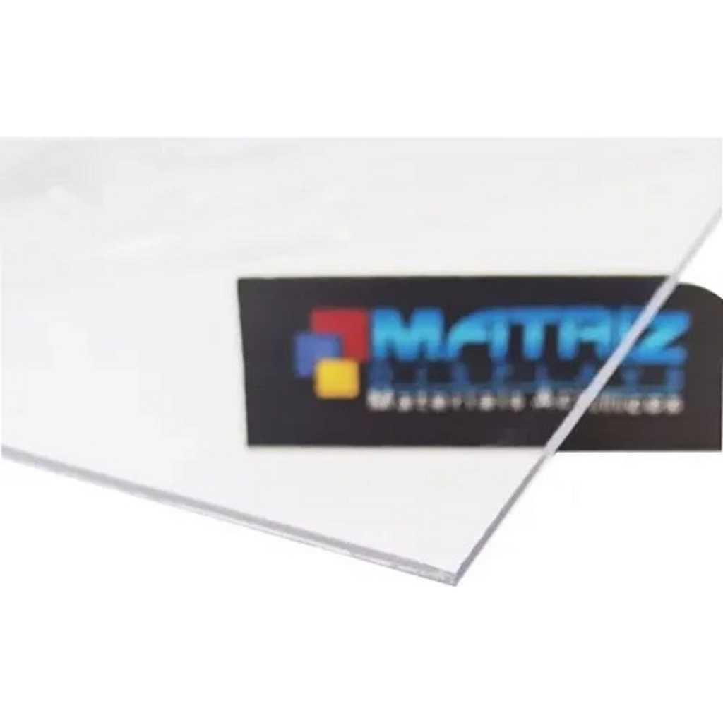 Placa Ps Poliestireno Cristal 2mm 100x40cm | Shopee Brasil