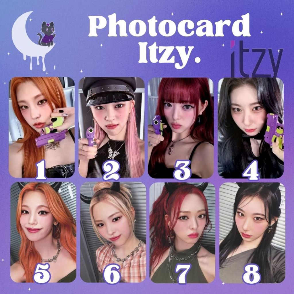 ITZY 'Born To Be' Photocard Fanmade (Frente e Verso) | Shopee Brasil