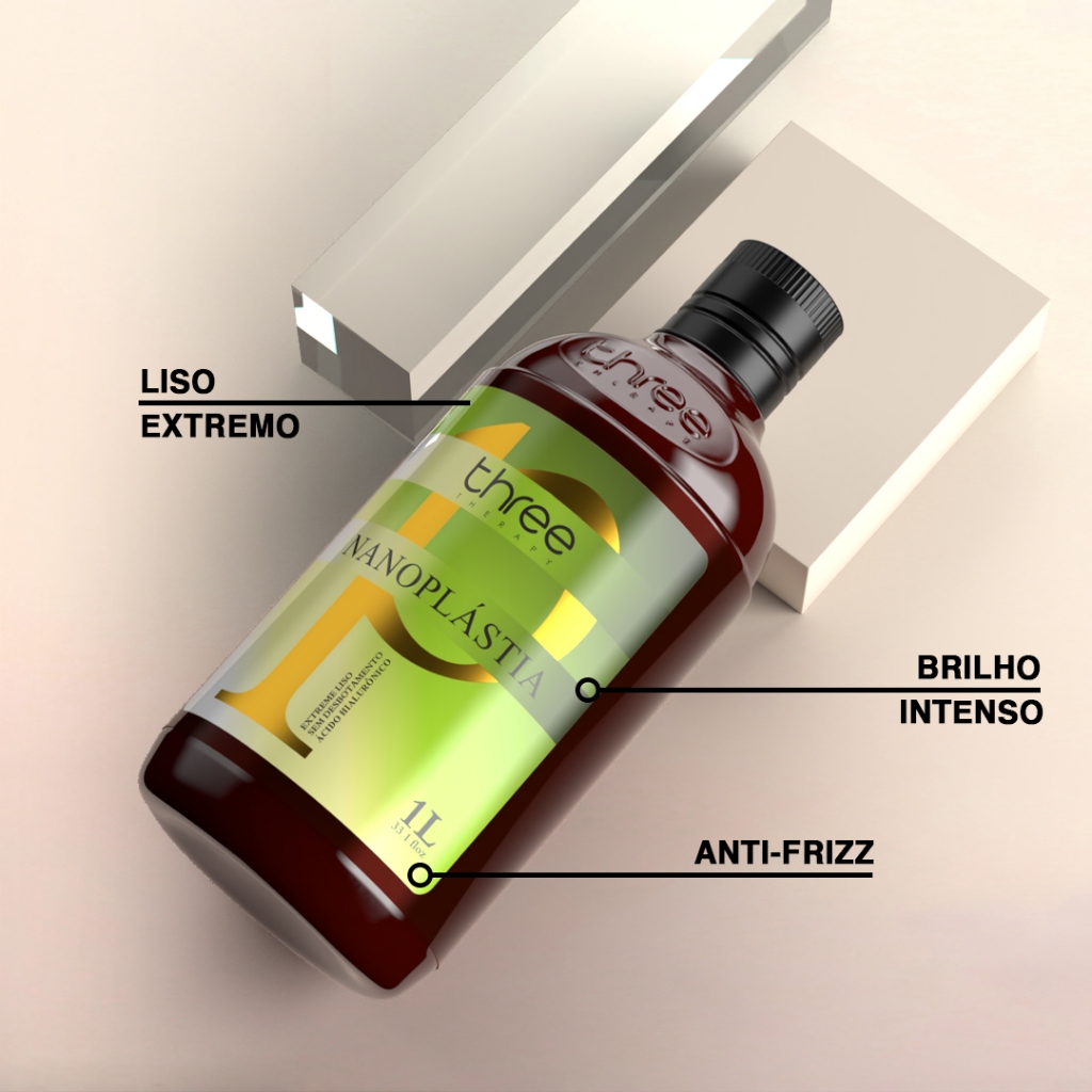 Progressiva Nanoplastia Pantovin Alisamento Sem Formol Three Therapy ...