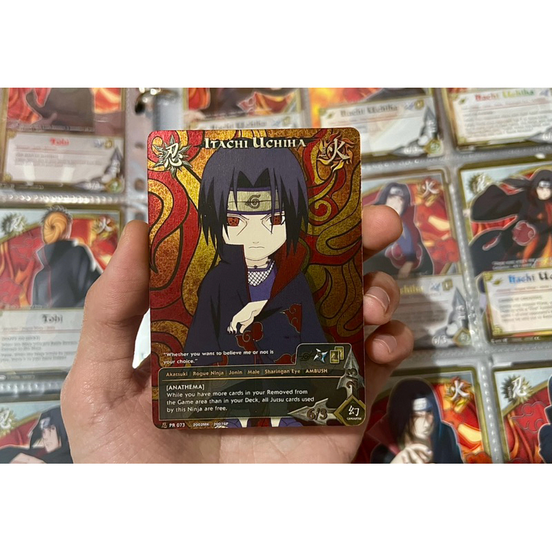 Card Itachi Uchiha Chibi Promo foil Akatsuki Naruto Shippuden CCG TCG ...