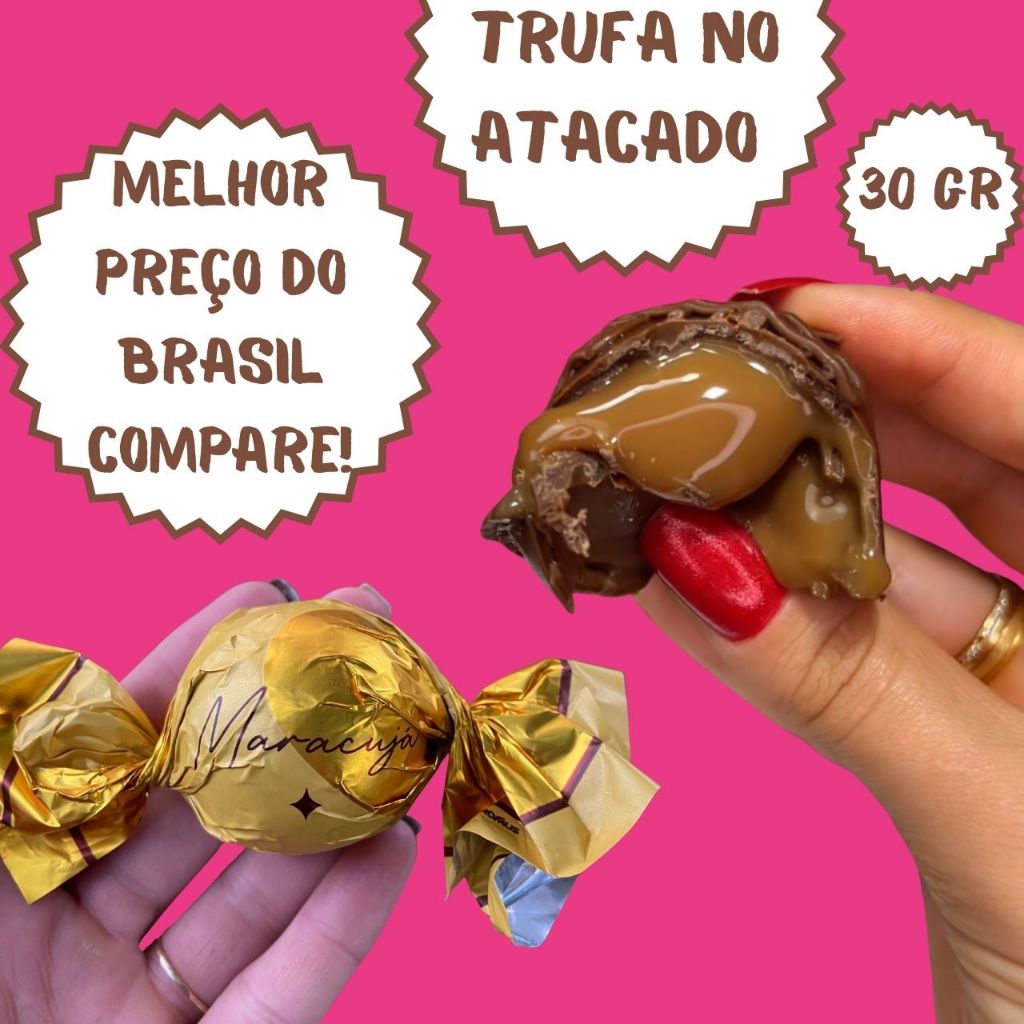 Kit 150 Trufas Recheadas 30g – Atacado Revenda Direto da Fábrica com ...
