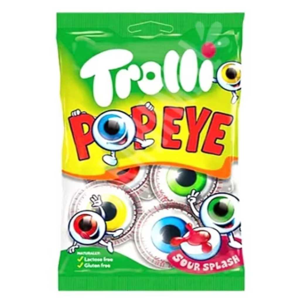 Trolli Popeye (olhos) 75g - Balas de gelatina com Formato de olhos para ...