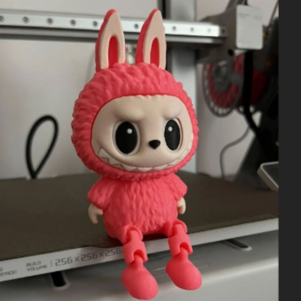 Boneco La bubu Articulado Sentado Tiktok Colecionável Geek Art Toy ...