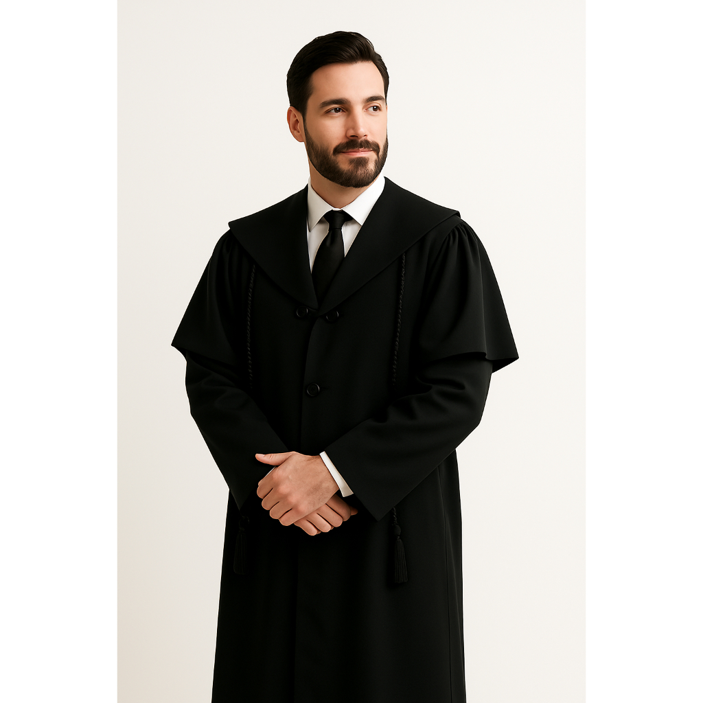 Toga Para Advogados – Traje Oficial Para Júri, Tribunais E Audiências ...