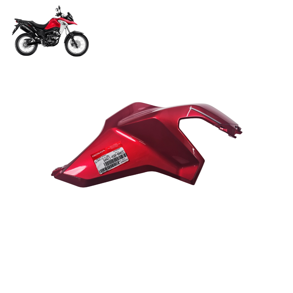 Carenagem Aba do Tanque Direito XRE 190 2025 Vermelho Original Honda ...