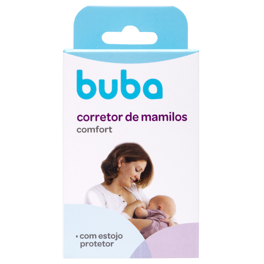 CORRETOR DE MAMILOS COM ESTOJO COMFORT BUBA | Shopee Brasil