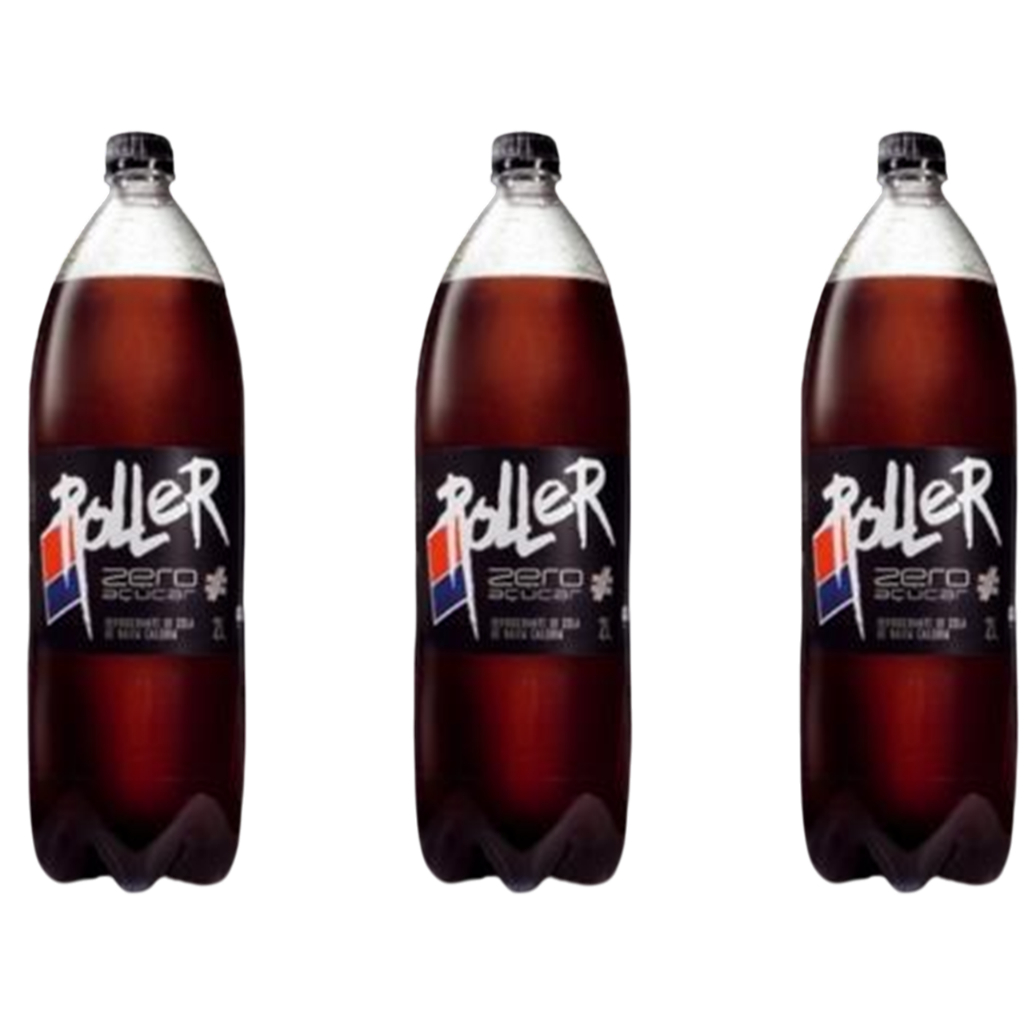 REFRIGERANTE ROLLER COLA ZERO PET 3undX2L - POTY | Shopee Brasil