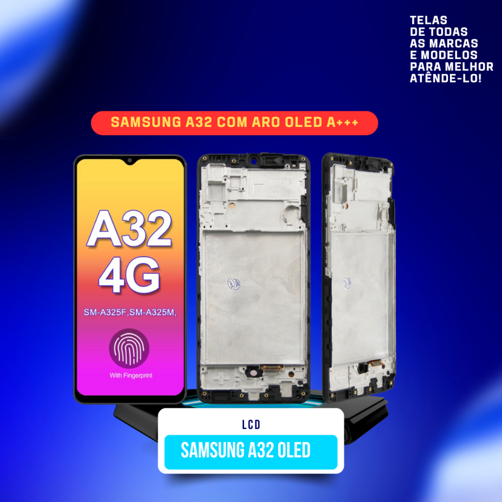 Tela Samsung A32 4G OLED Premium Com Aro Display Touch Original China ...
