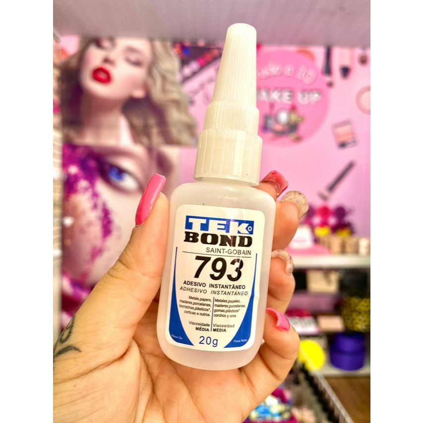 KIT 1/2/3 COLA TEK BOND 793 ADESIVO INSTANTANEO 20G | Shopee Brasil