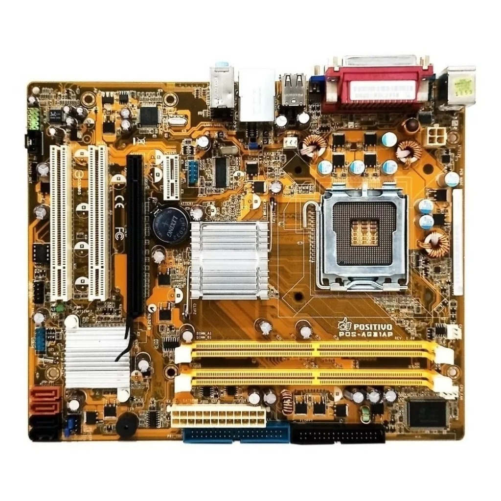 Placa Mãe Intel Lga 775 Positivo Pos-ag31ap C/ Espelho | Shopee Brasil