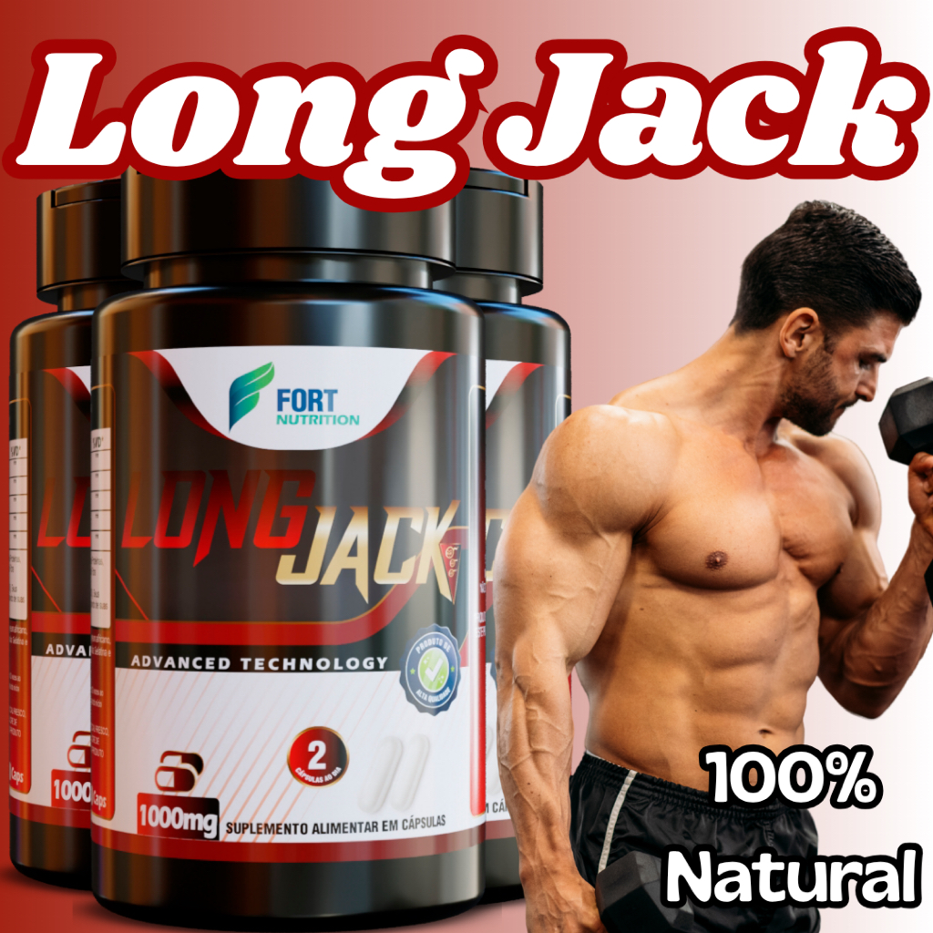 Long Jack | 1000mg | suplemento natural Energia e Vitalidade Masculina ...