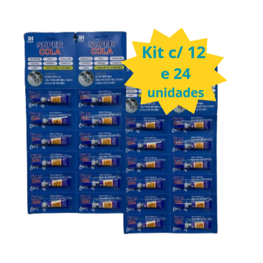 Kit 12 /24 Super Cola Cola Tudo 3g | Shopee Brasil