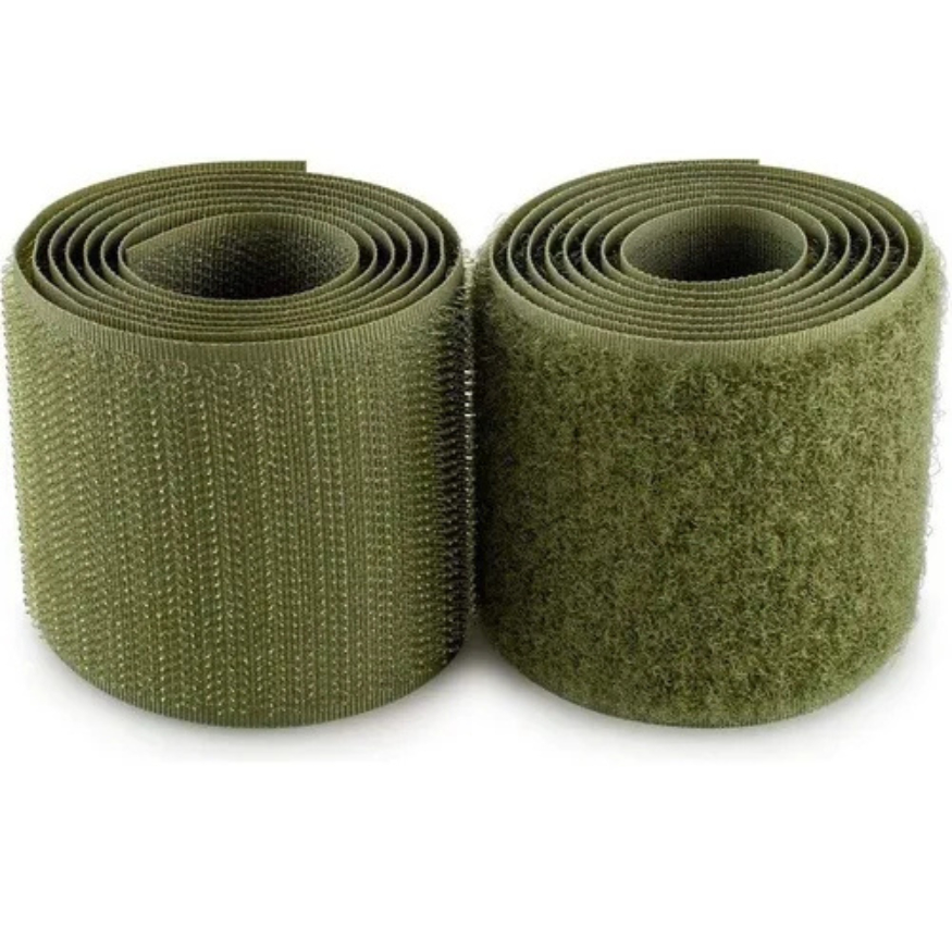 Velcro Verde Militar 25mm | 50mm | 100mm (Macho e Fêmea) | Fecho de ...