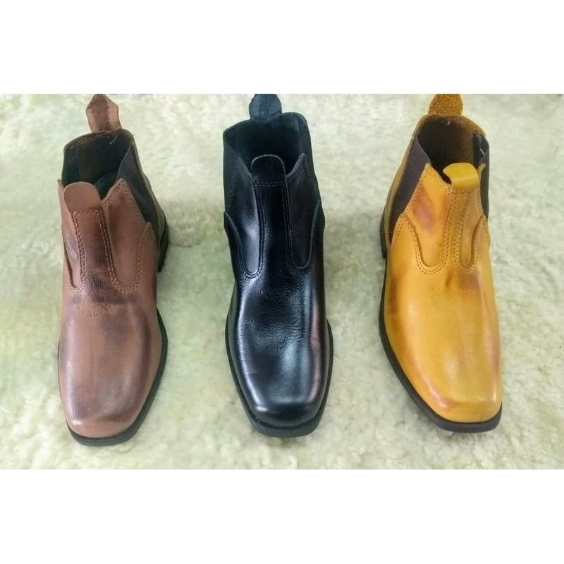 Botina Infantil em Couro Unissex Rodeio - Country - Cowboy - Boiadeiro ...