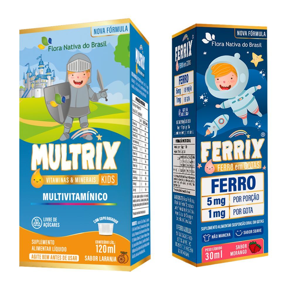 KIT Multrix + Ferrix - Flora Nativa | Shopee Brasil
