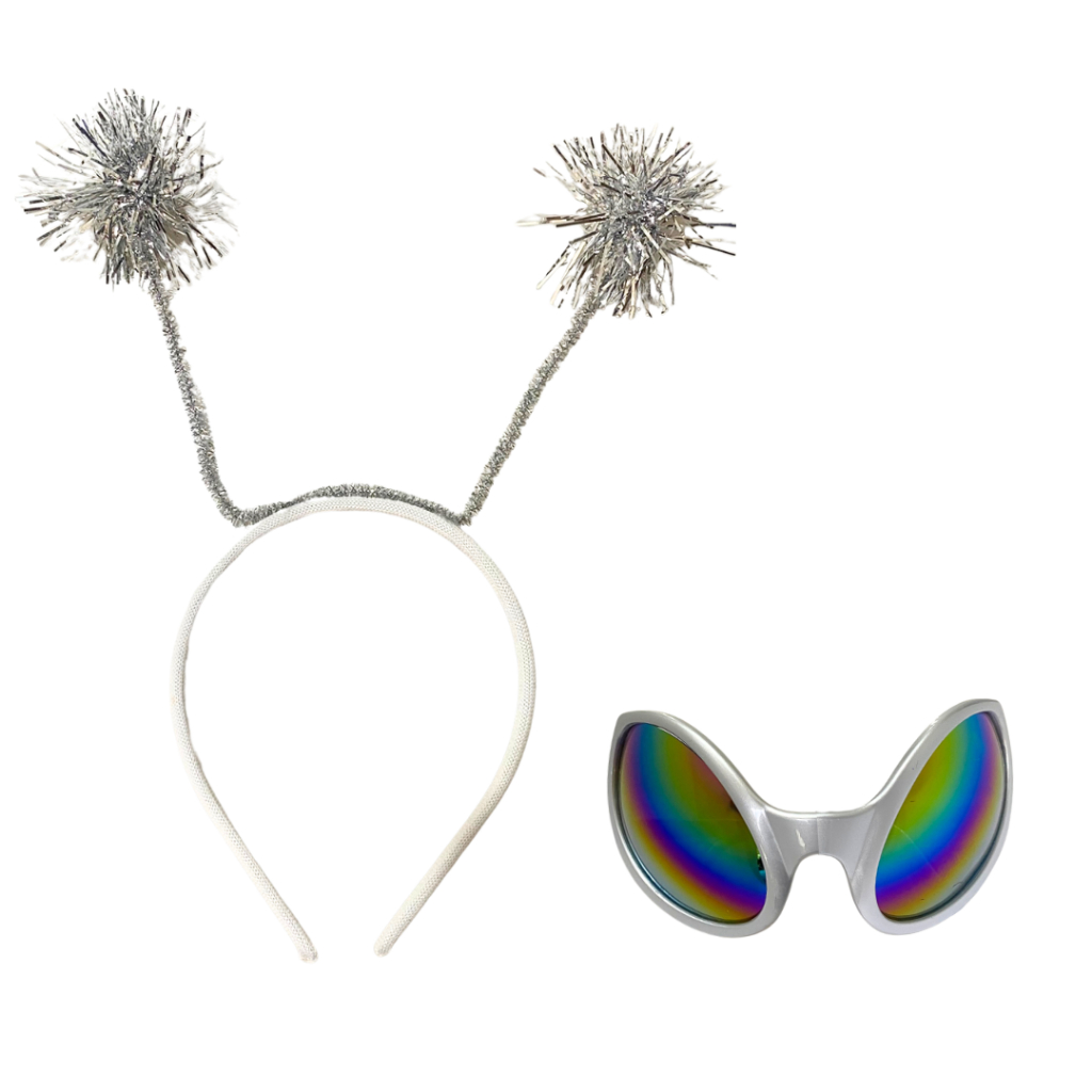 Kit Fantasia Et Alienígena Óculos E Tiara Festa Alien | Shopee Brasil