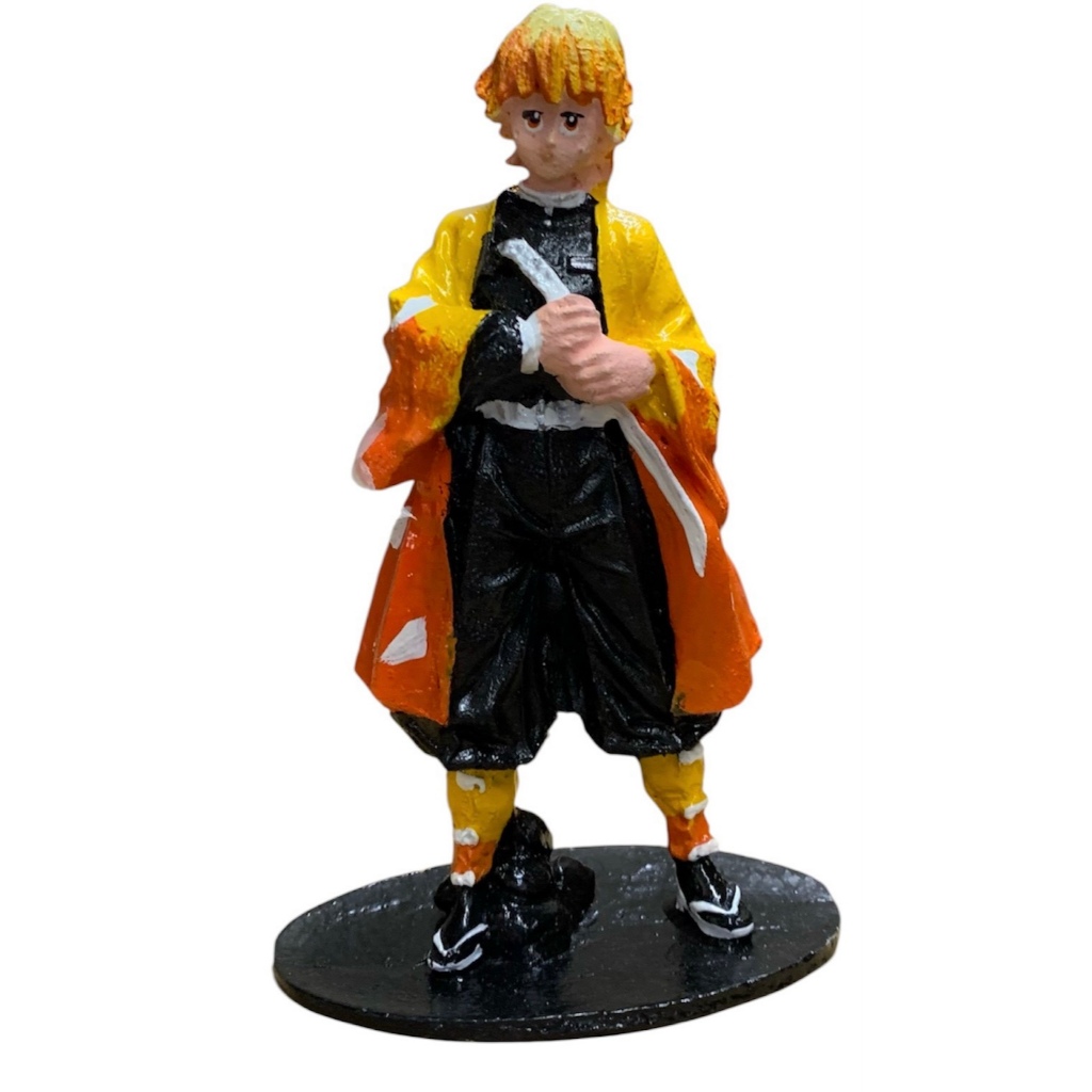 Kimetsu no Yaiba Zenitsu Castelo Infinito Boneco de Anime | Shopee Brasil