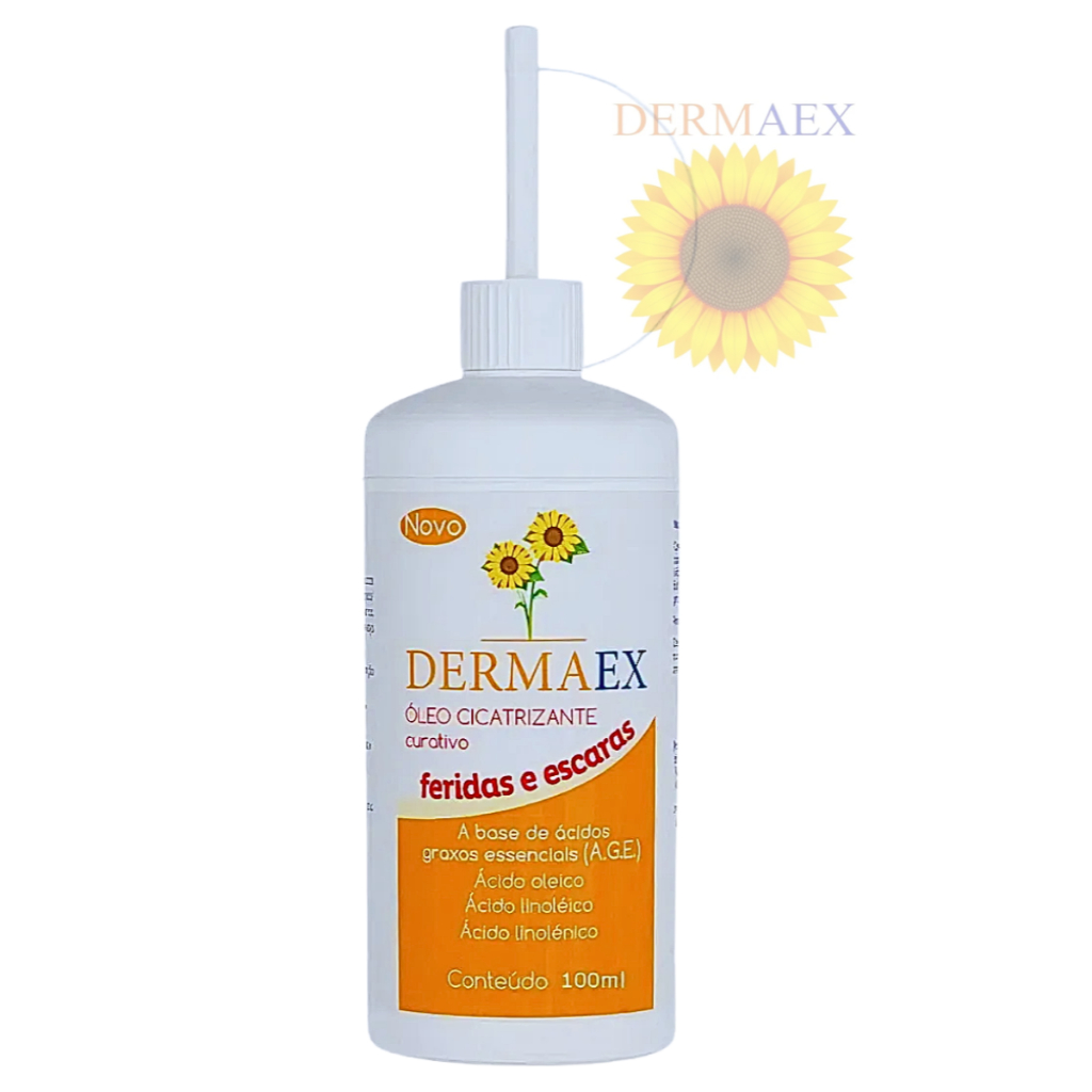 Dermaex Óleo Cicatrizante Curativo de Feridas e Escaras c/ Ácidos ...