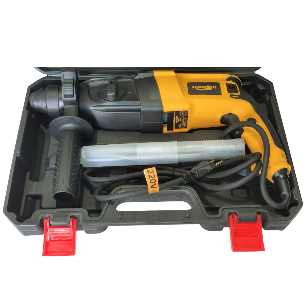 Martelete Bosdon CR-8037 3 em 1 – SDS-Plus com Estojo Completo | Shopee Brasil