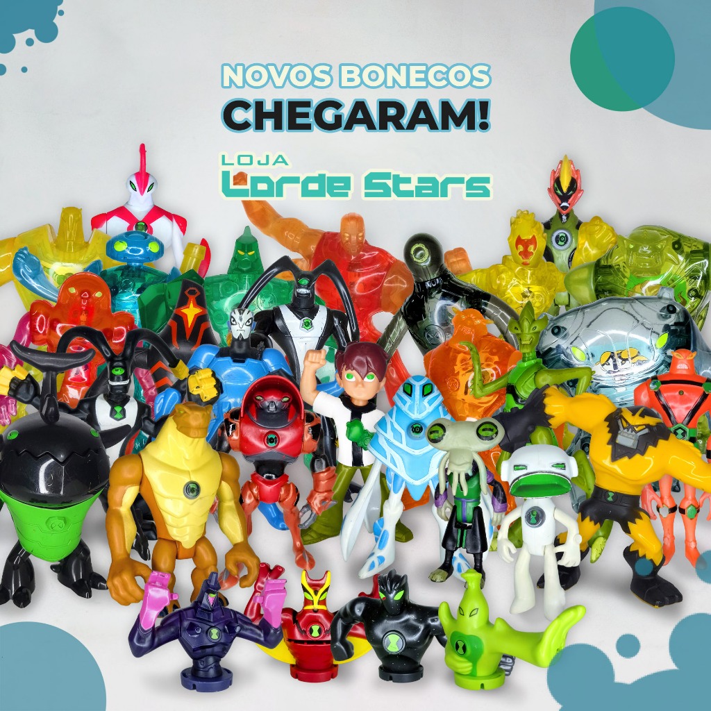 + de 60 Bonecos do Ben 10 | McDonald's e Bootleg | Shopee Brasil