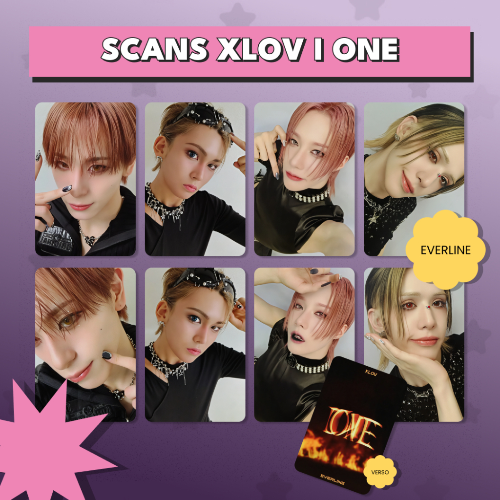 XLOV SCANS I ONE PHOTOCARDS (FANMADE) KPOP | Shopee Brasil