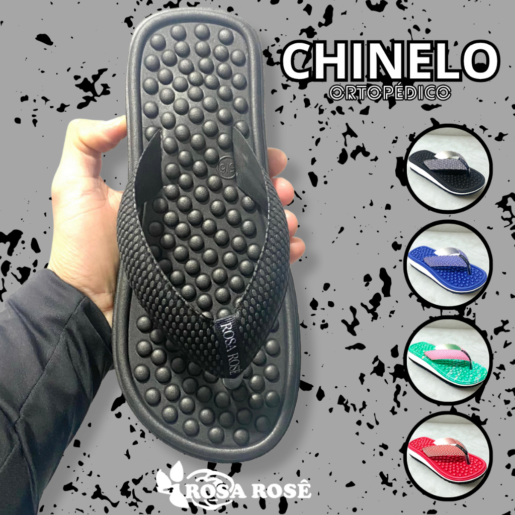 Sandalia Ortopédica Chinelo Massageador Para Esporão e Facite Plantar ...